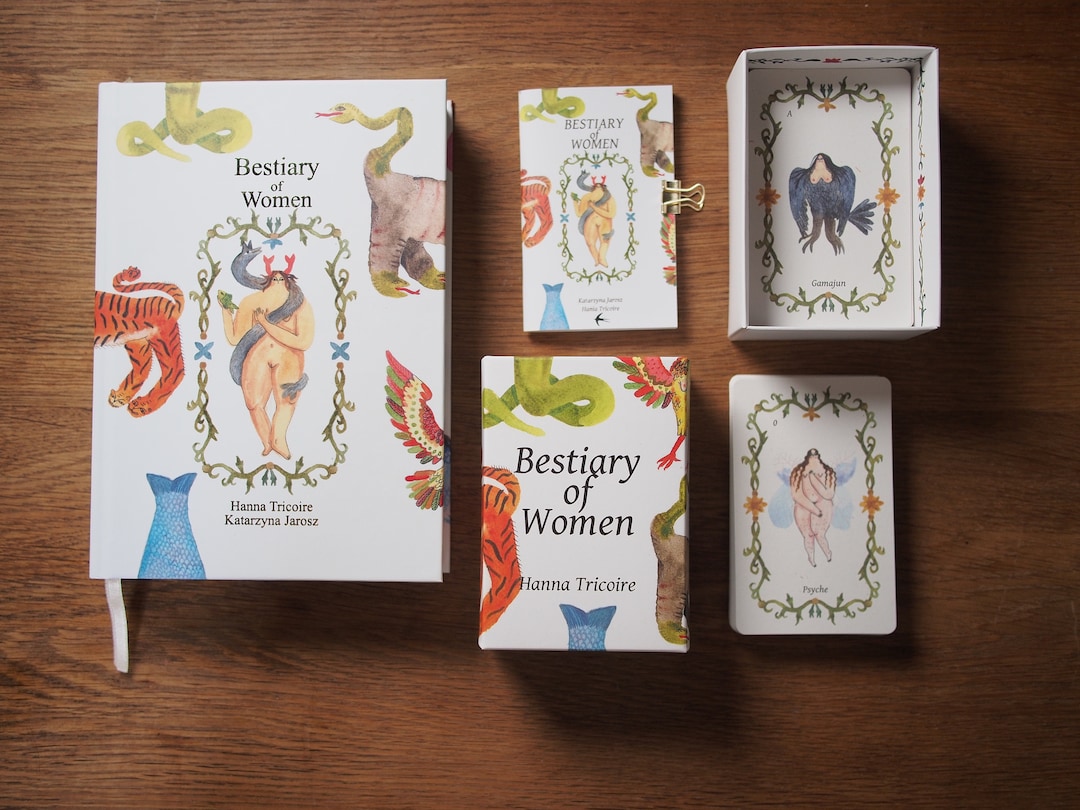 Oracle Bestiary of Women Tarot Cards and Hardcover Book - Etsy
