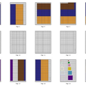 Pythagoras Decanomial Square, Pythagorean Board, Poster, Multiplication ...