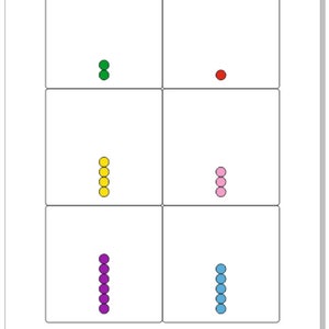 Printable Cards With Pearl Quantity and Number 1 - 100 - Etsy