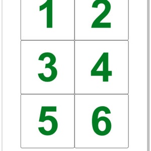 Printable Cards With Pearl Quantity and Number 1 - 100 - Etsy