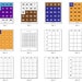 Pythagoras Decanomial Square, Pythagorean Board, Poster, Multiplication ...