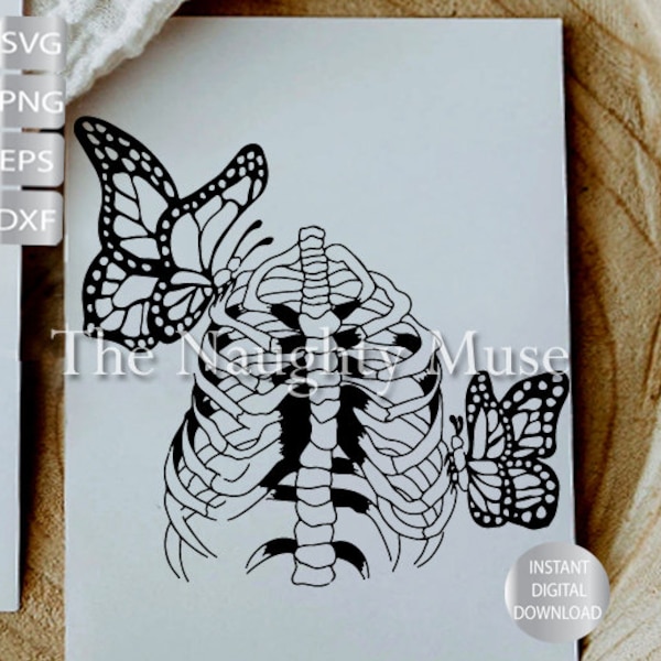 Butterfly Skeleton - Etsy