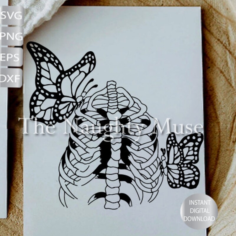 Butterfly Skeleton - Etsy