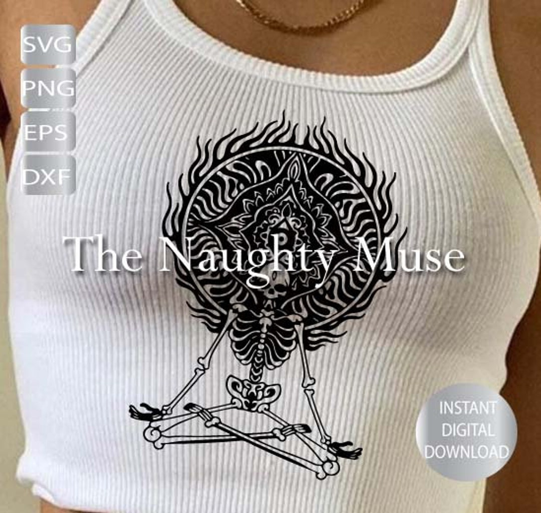 Yogi/yoga Skeleton Svg/ Yoga Pose Art Svg Png Eps Jpg - Etsy