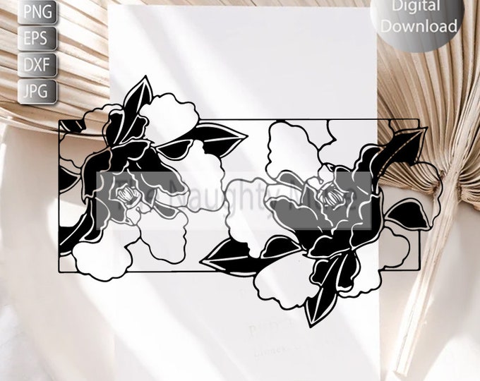 Square Decor Cuttable Design PNG DXF SVG & Eps File for Silhouette ...