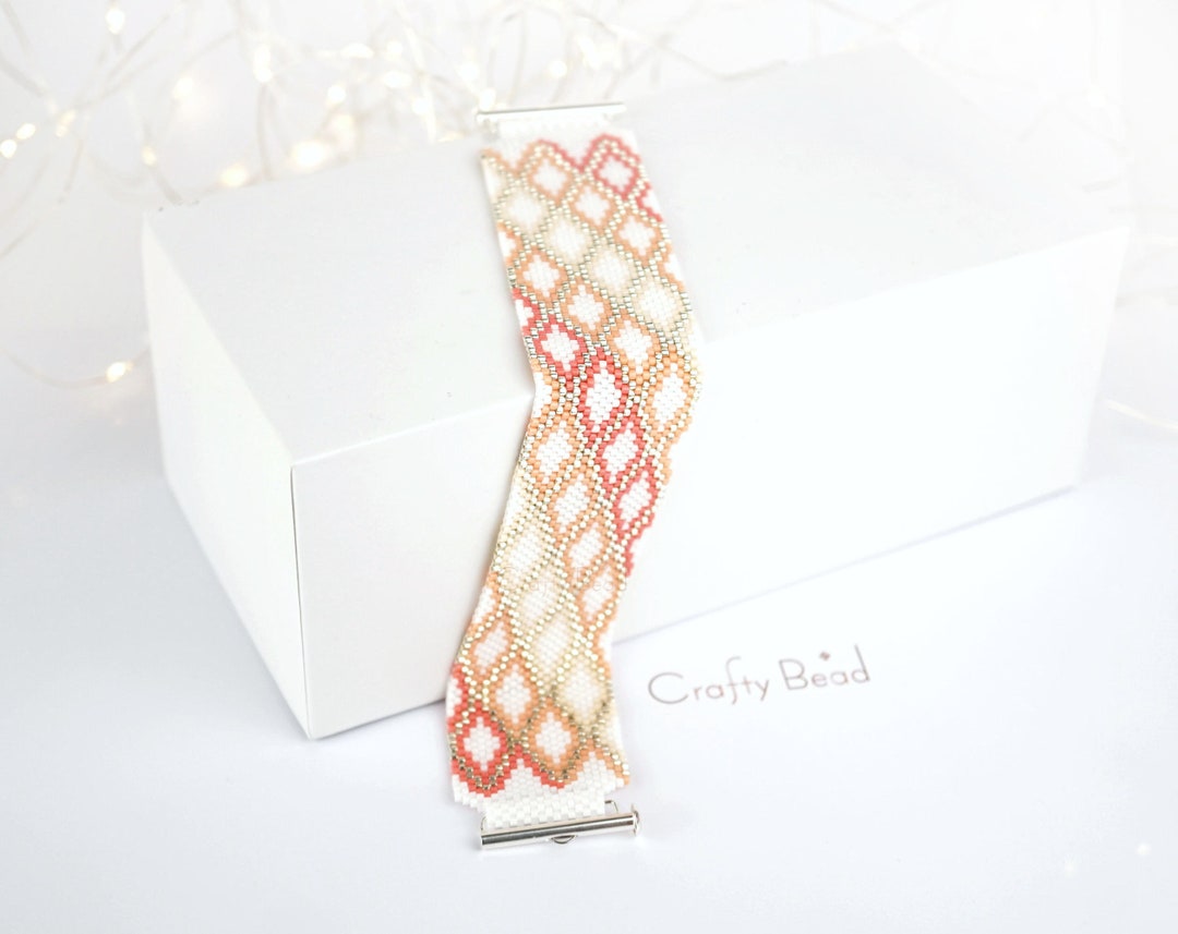 Miyuki Delica Pattern for Peyote Stitch Bracelet With Light and Fresh ...