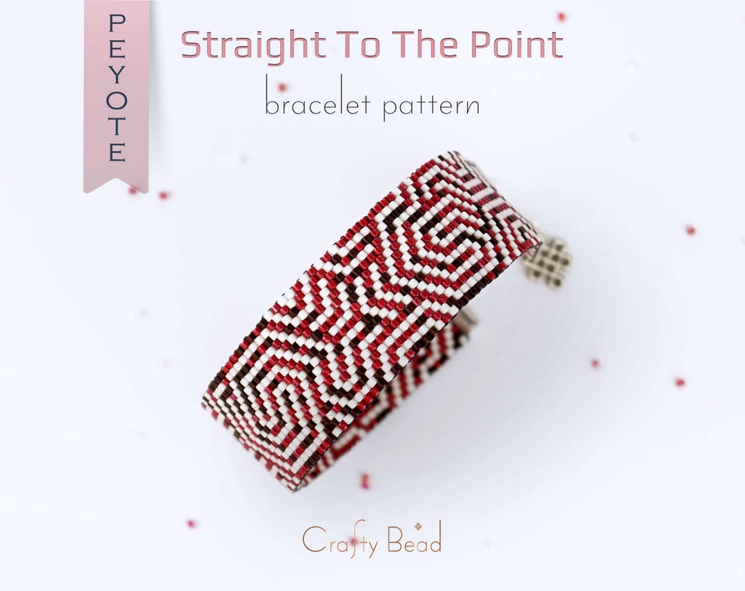 Miyuki Delica Pattern for Beaded Bracelet With Expressive Maze Pattern ...