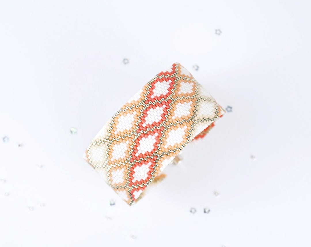 Miyuki Delica Pattern for Peyote Stitch Bracelet With Light and Fresh ...
