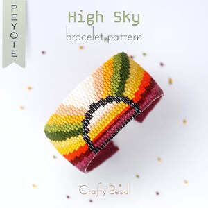 2 Drop Peyote Stitch Pattern for Rasta Bracelet With Relaxing Design of ...