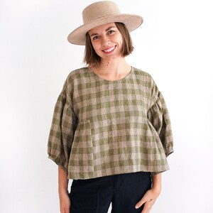 Collage Gather Top - PDF Sewing Pattern - Etsy