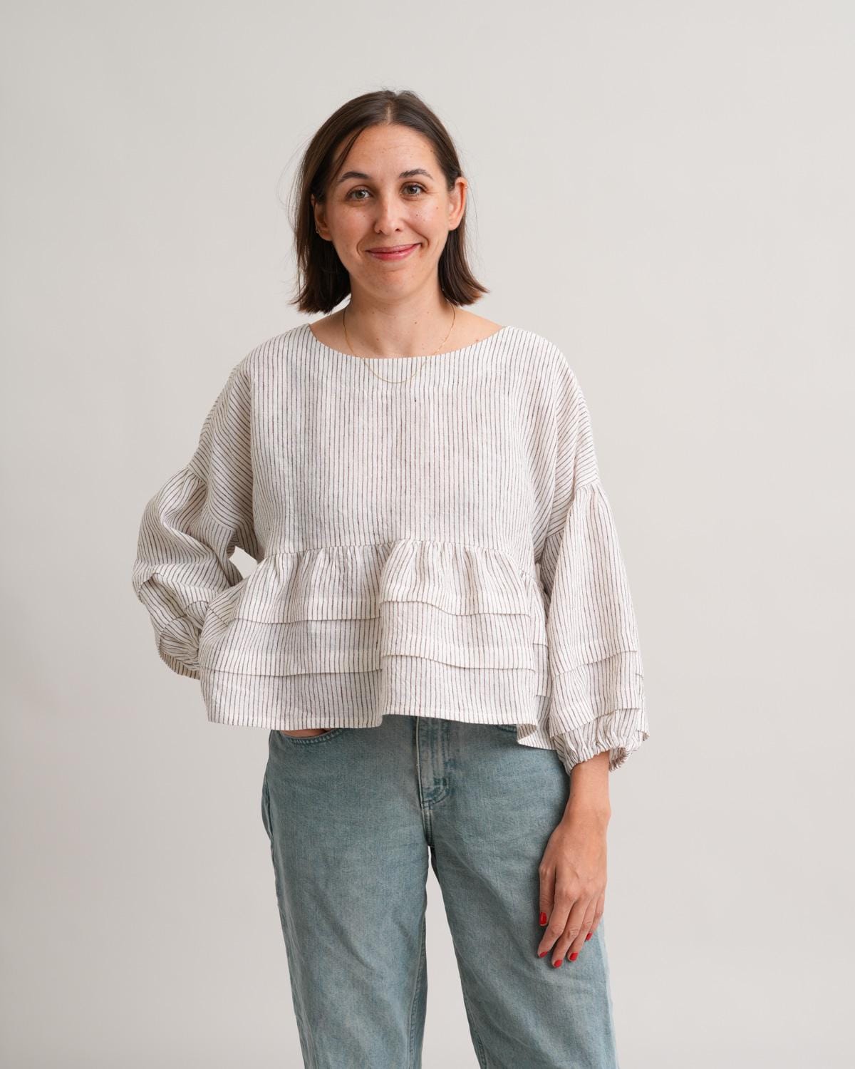 Pintuck Poet Blouse - PDF Sewing Pattern - Etsy