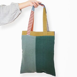 Stash Pocket Tote - PDF Sewing Pattern - Etsy