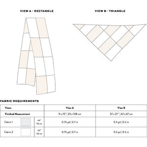 Butter Quilt Scarf - PDF Sewing Pattern - Etsy