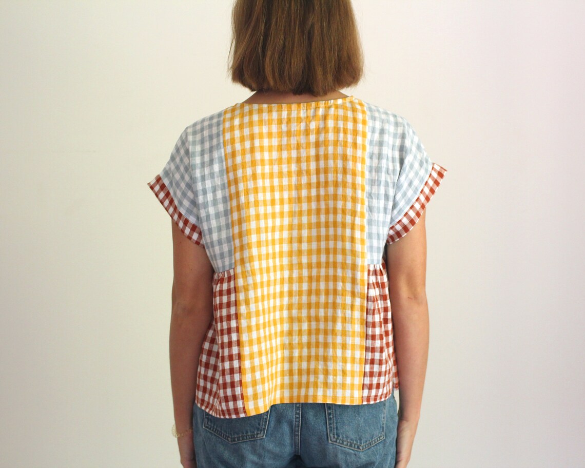 Collage Gather Top PDF Sewing Pattern - Etsy Australia