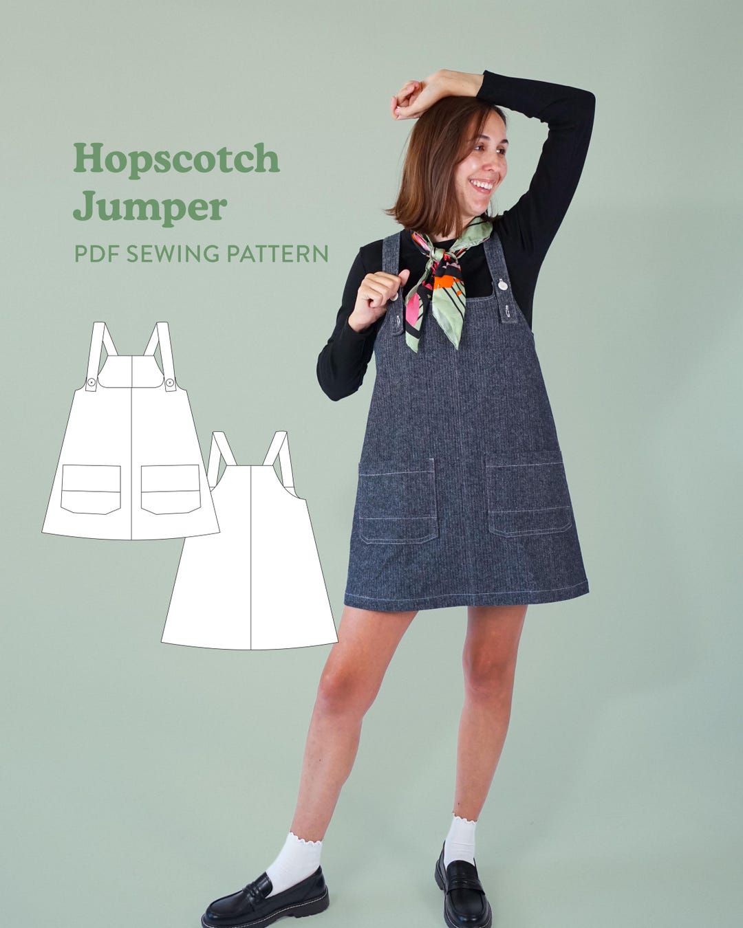 Hopscotch Jumper - PDF Sewing Pattern - Etsy