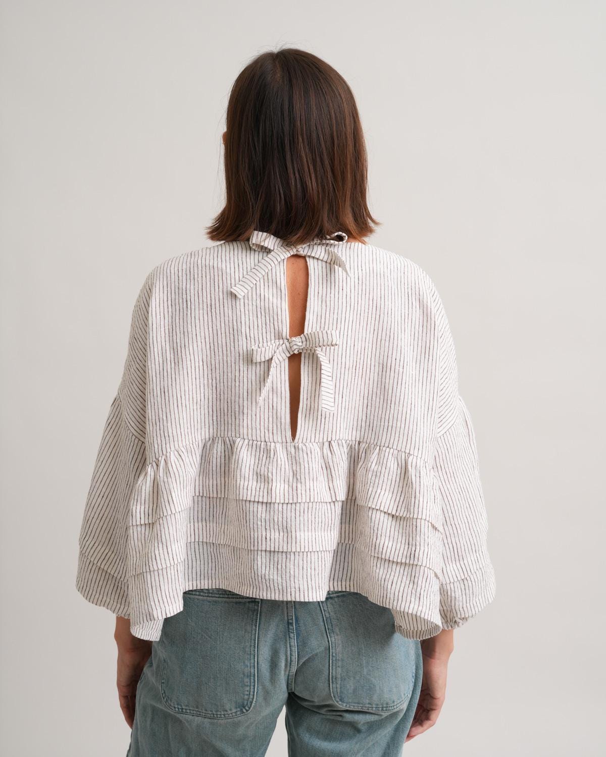 Pintuck Poet Blouse - PDF Sewing Pattern - Etsy