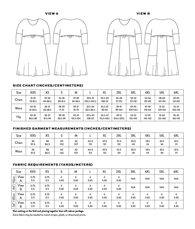 Horizon Day Dress PDF Sewing Pattern - Etsy Canada