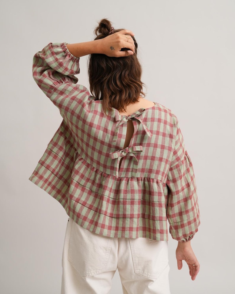 Pintuck Poet Blouse - PDF Sewing Pattern - Etsy
