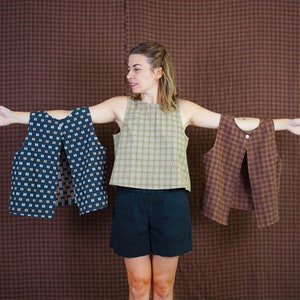 Open Back Smock Top - PDF Sewing Pattern - Etsy