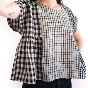 Collage Gather Top PDF Sewing Pattern - Etsy Denmark