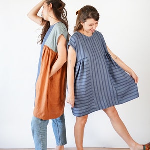 Collage Gather Dress - PDF Sewing Pattern - Etsy