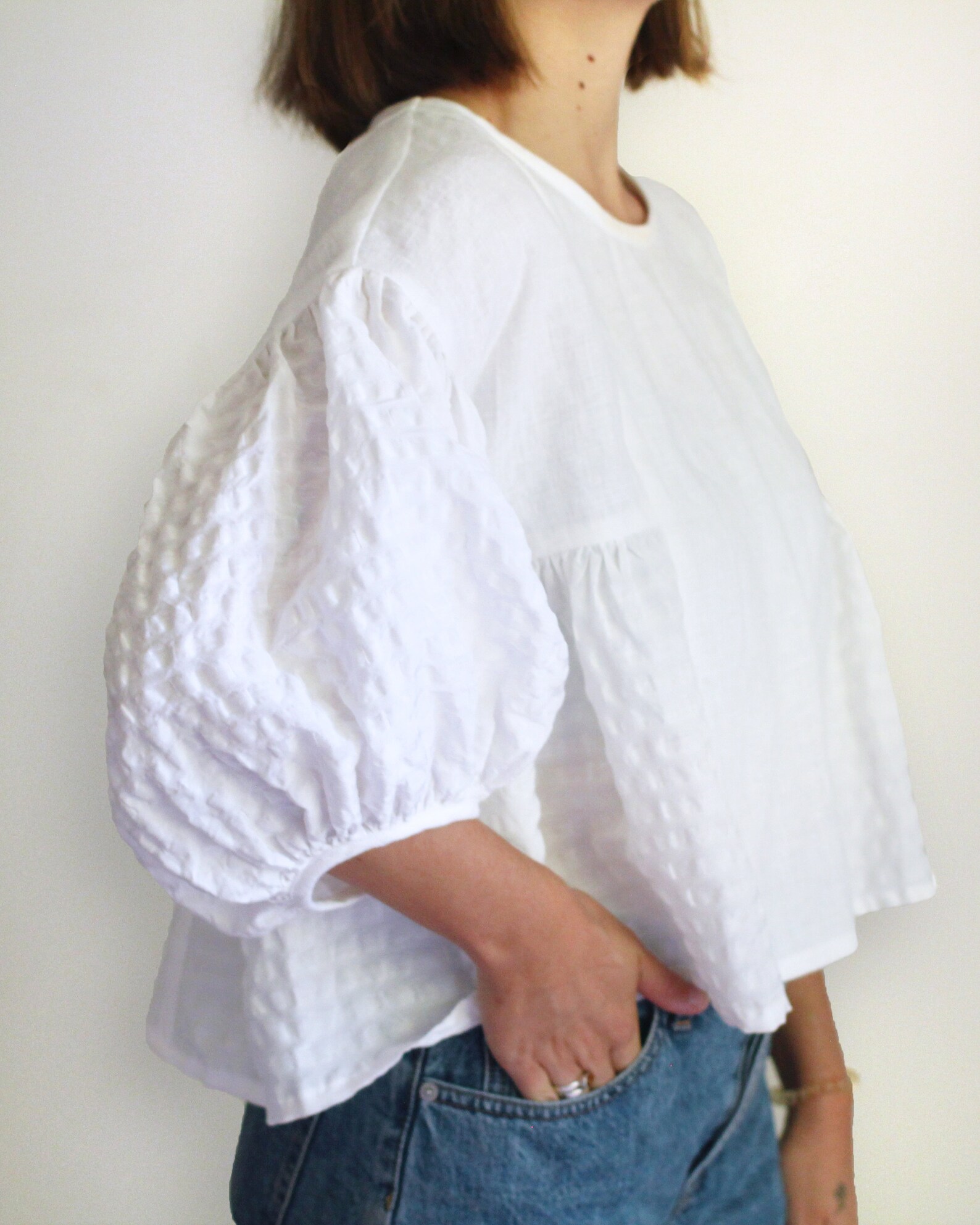 Collage Gather Top PDF Sewing Pattern - Etsy Australia