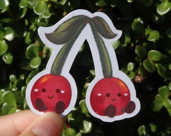 CUSTOM Vinyl Cherry and Dice Sticker in Large and Mini! - Etsy
