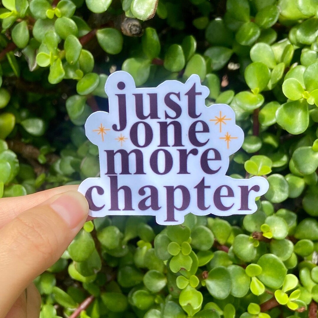 One More Chapter Sticker - Etsy