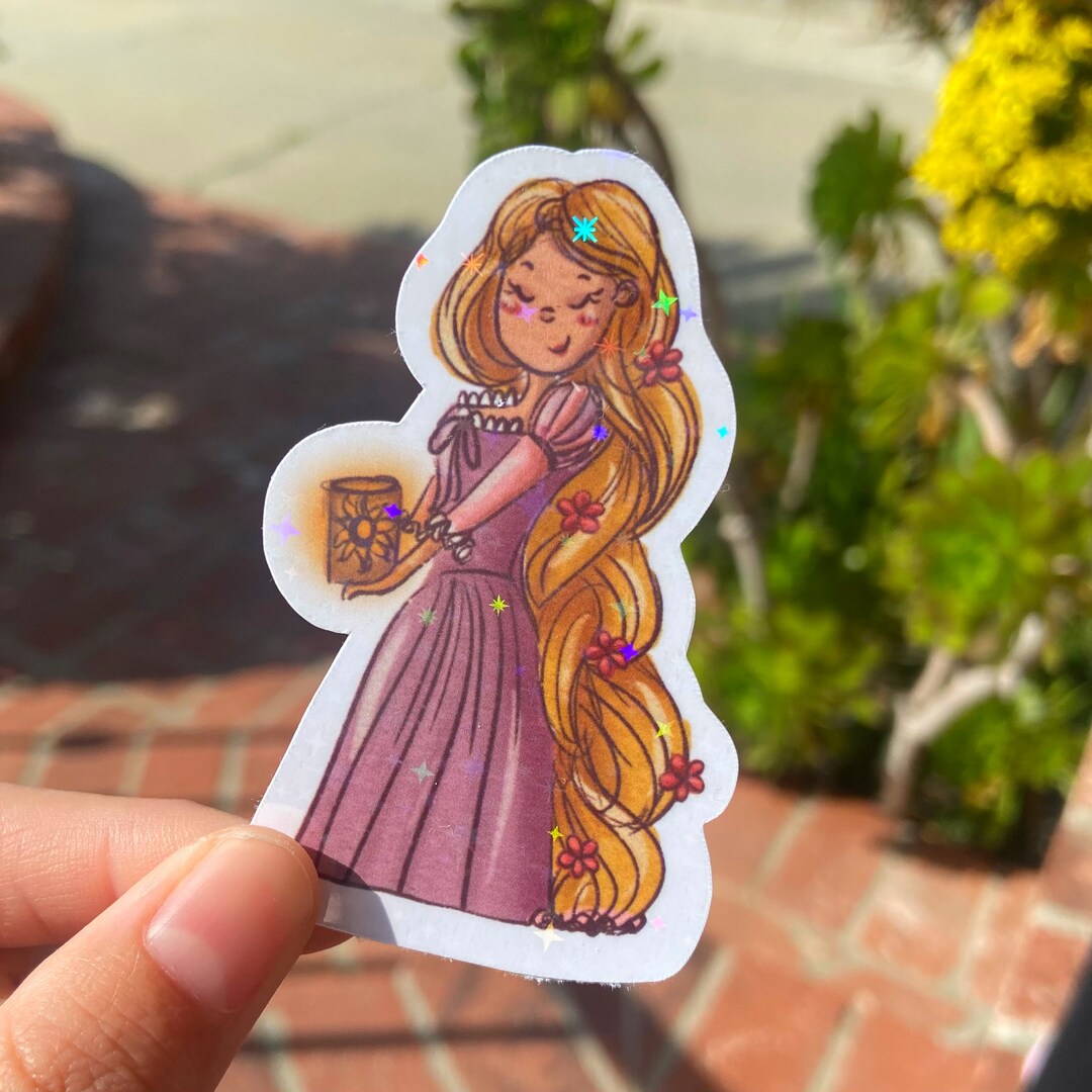 Rapunzel Sticker - Etsy