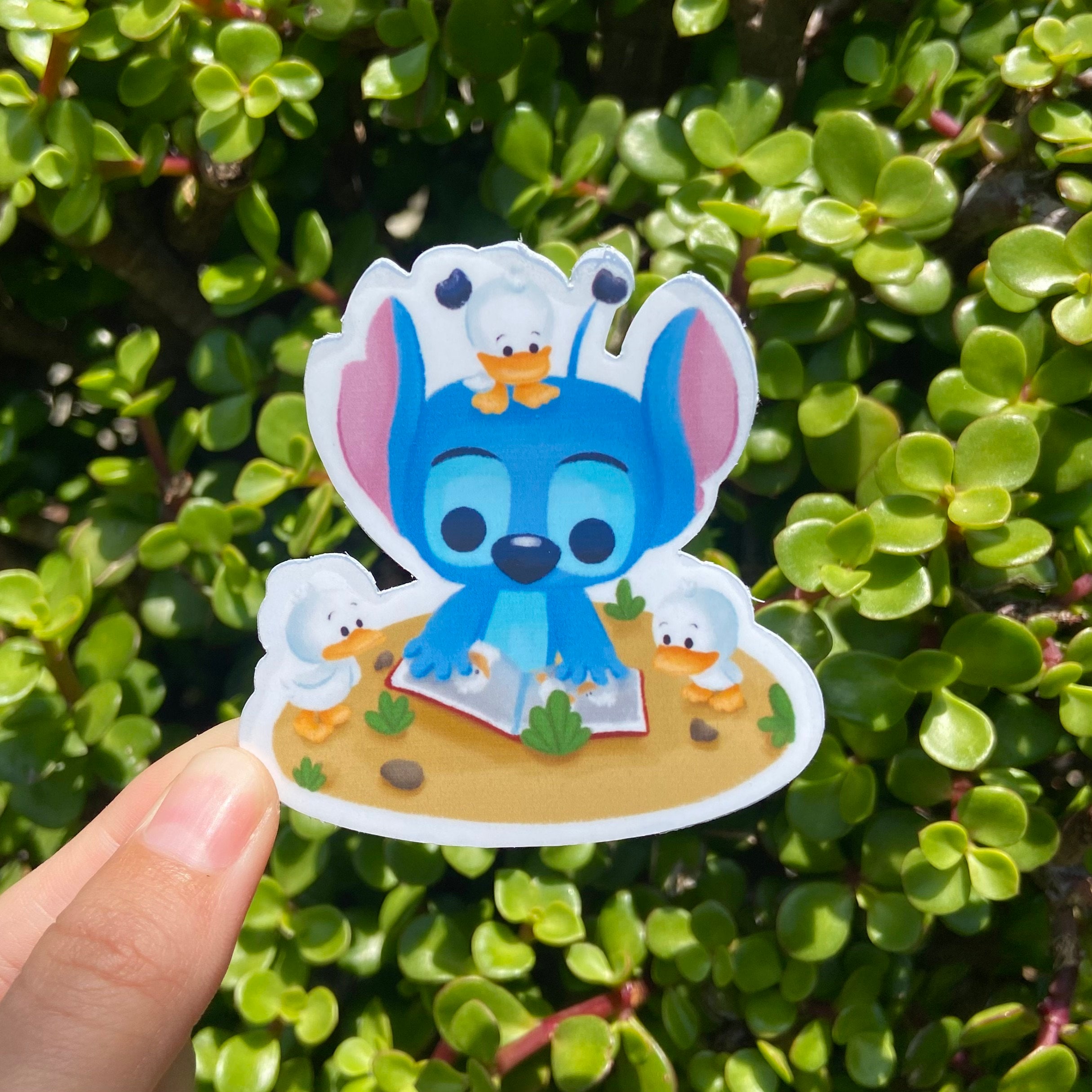 Stitch Duckling Sticker - Etsy