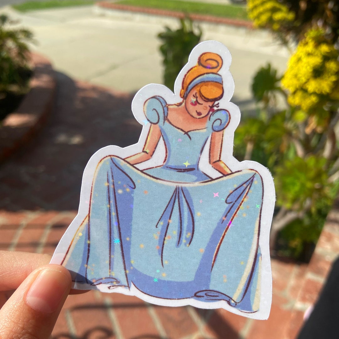 Cinderella Sticker - Etsy