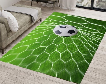 Soccer Area Rug - Etsy