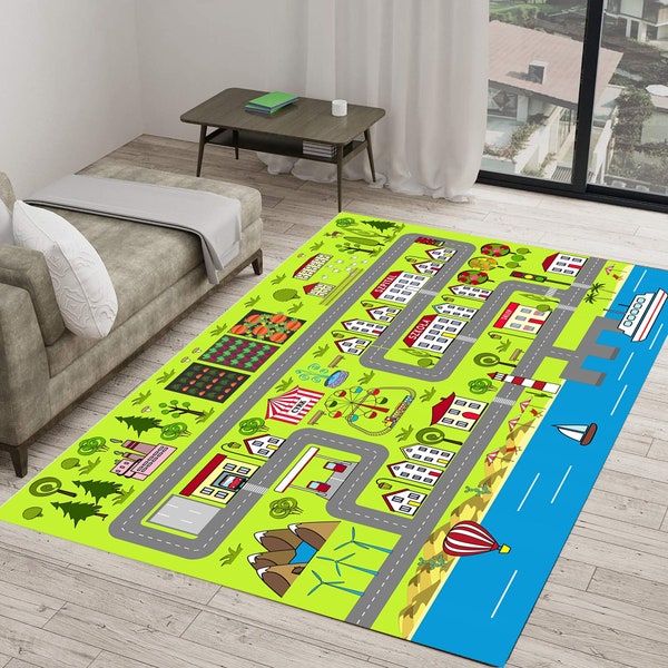 Childrens Rug - Etsy