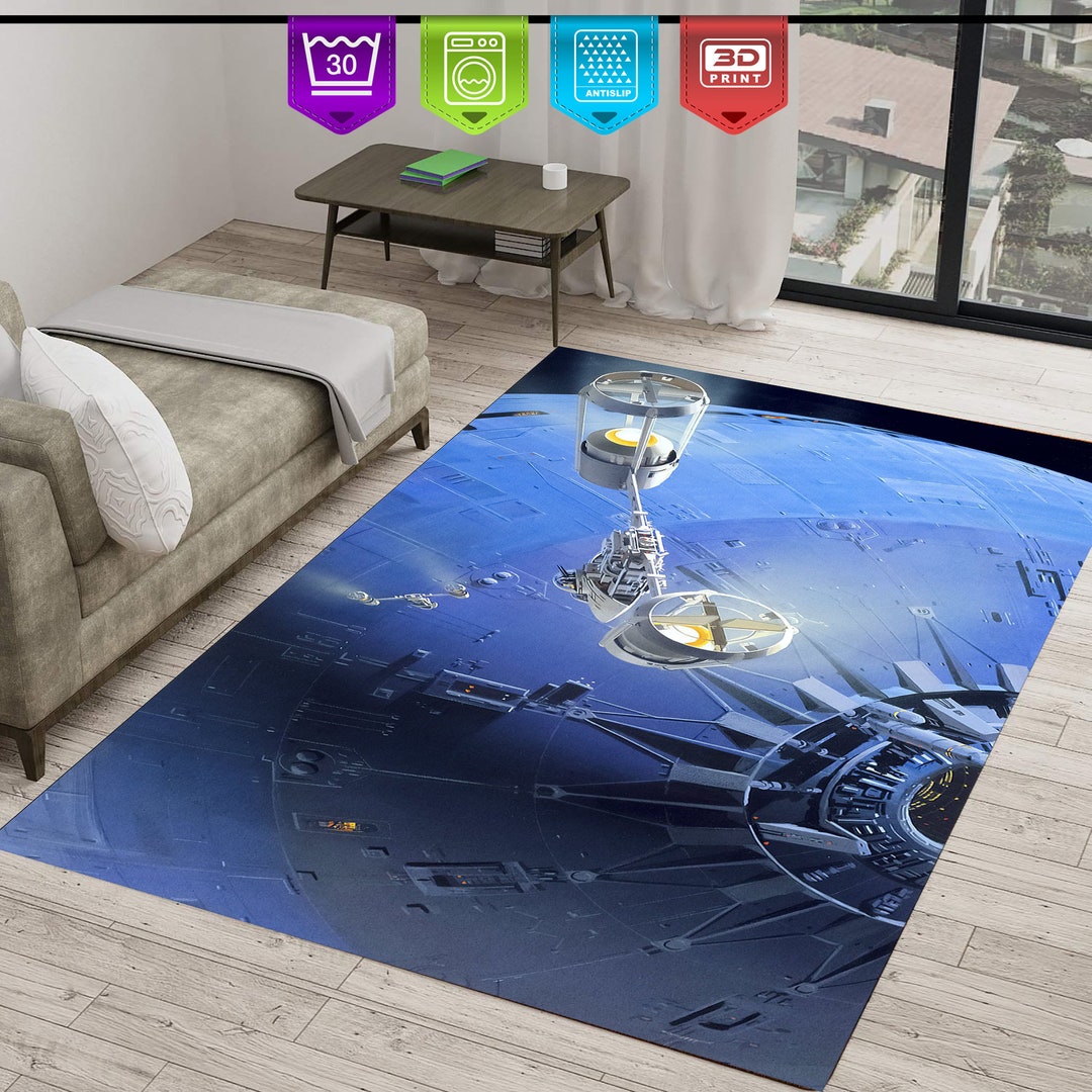 Star Wars Galaxy Rug: Space Pattern Chenille Carpet - Etsy