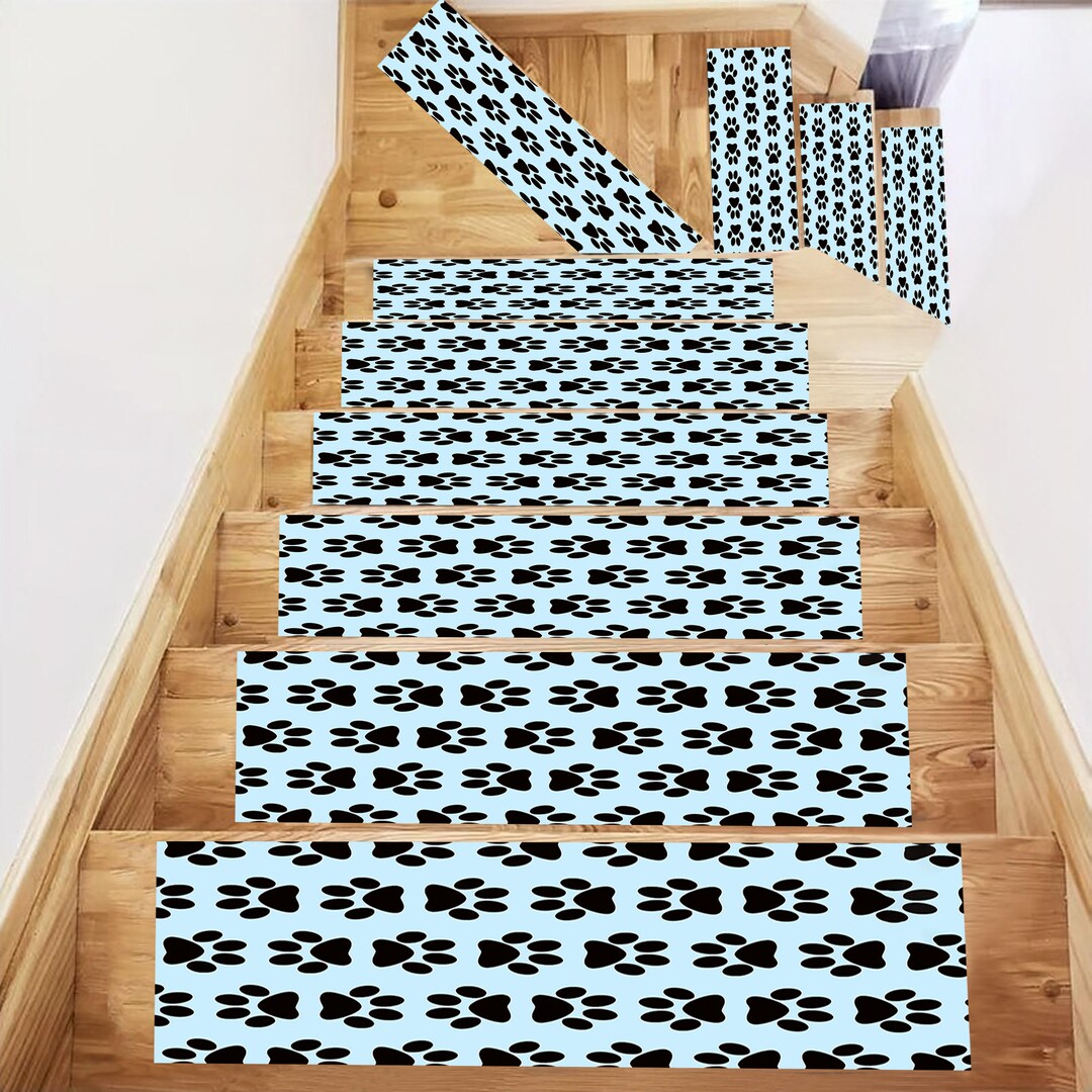 Cat Paw,paw Pattern,stair Mat,stair Tread Rug,custom Stair Rug,indoor ...