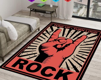 Heavy Metal Area Rug - Etsy