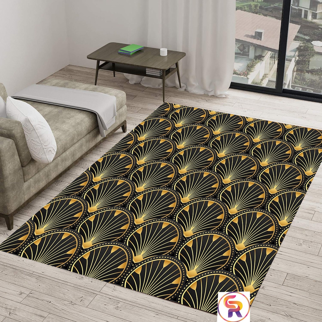 Gradient Art Deco Design Rug, Home Decor Rugs, Popular Rug, Area Rug ...