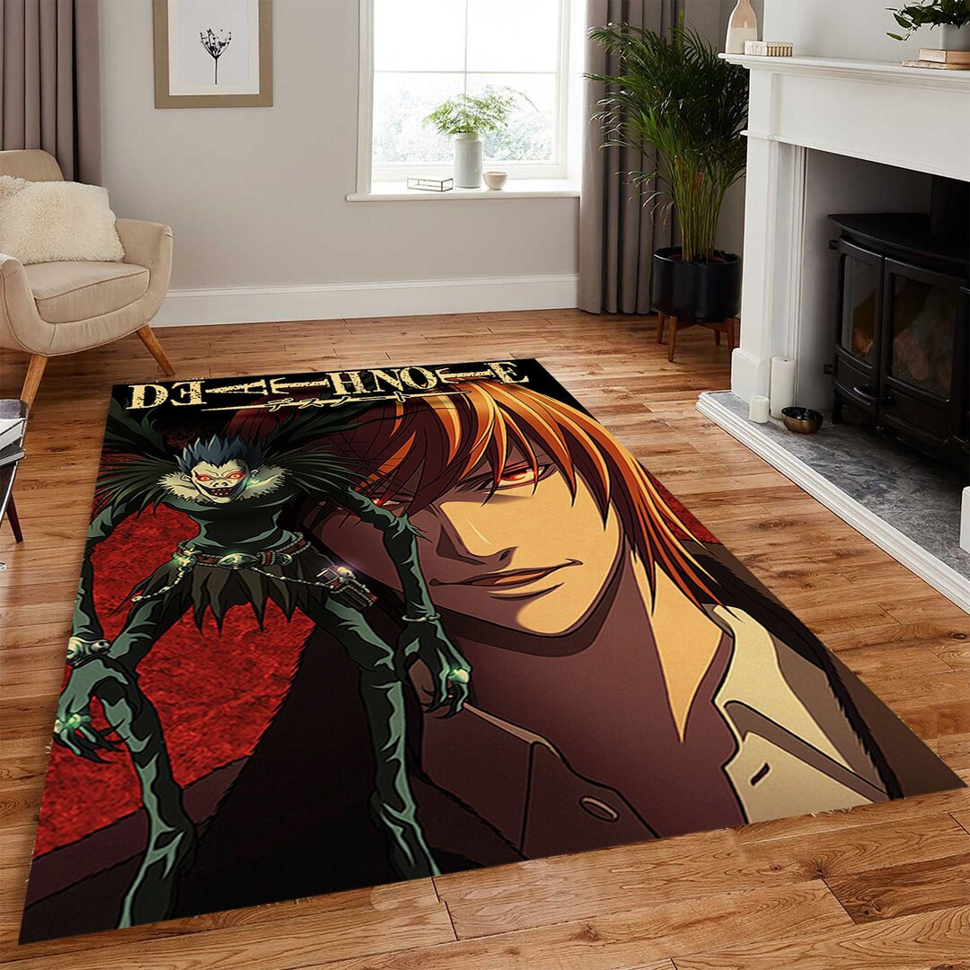 Rugs for Bedroomanime Rug Death-note Poster Rug Movie - Etsy