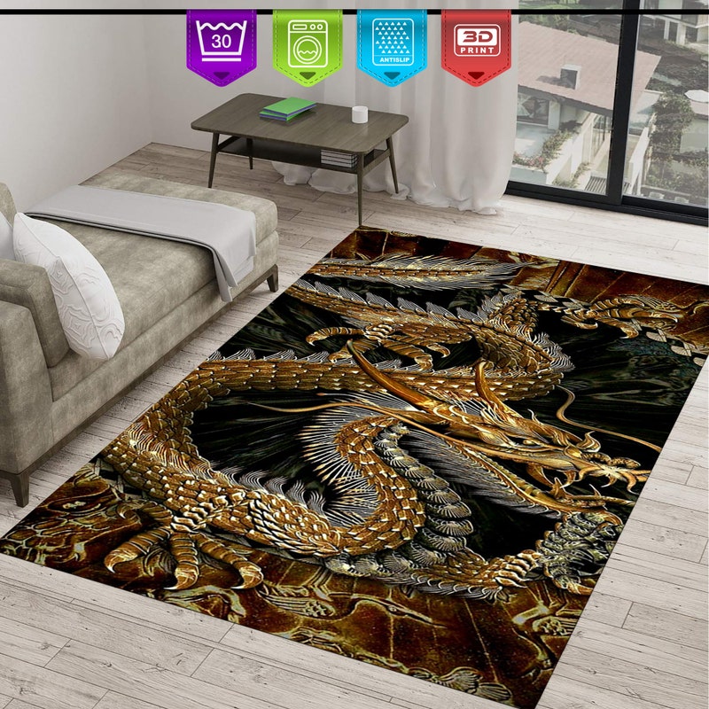 Dragon Rug - Etsy