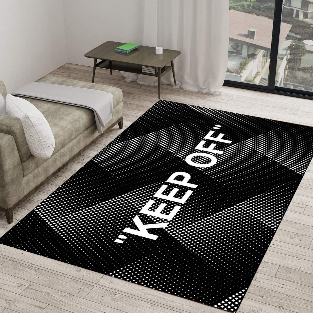 Keep off Rug, Modern Room Rug, Area Rug, Themed Rug, Home Decor Rug ...