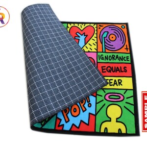 Boombox Rug, Retro Casette Tape Player Area Rug, Old School Boom Box ...