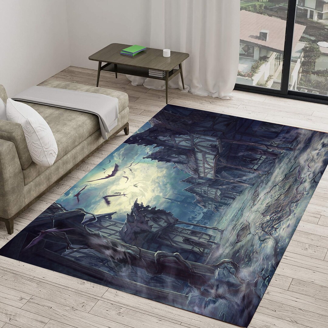 Horror Rug-background-death-loneliness, Desolation-5k-artwork-poster ...