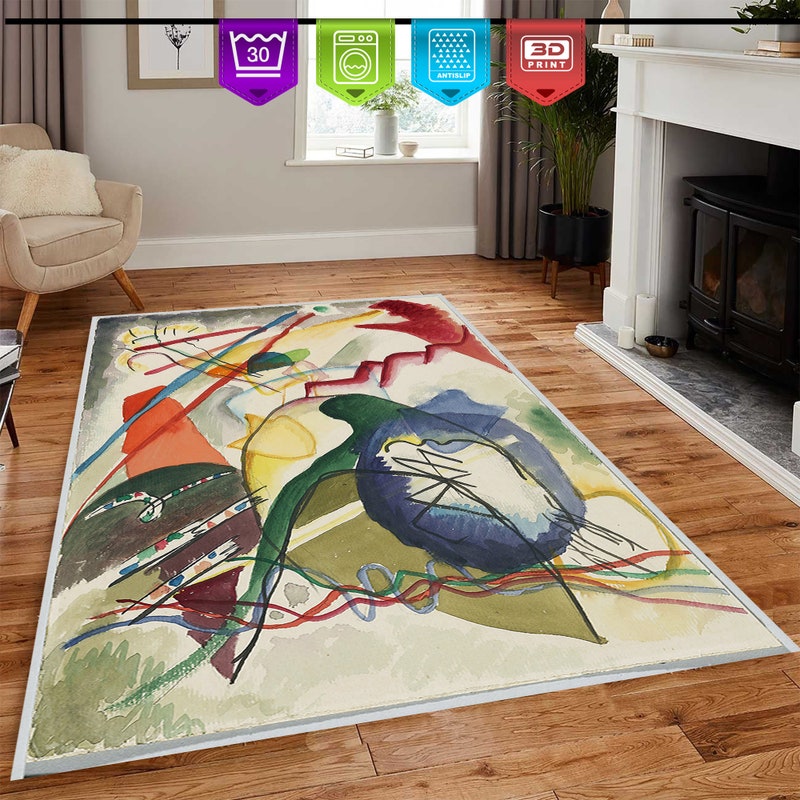 Painted Canvas Rugs - Etsy