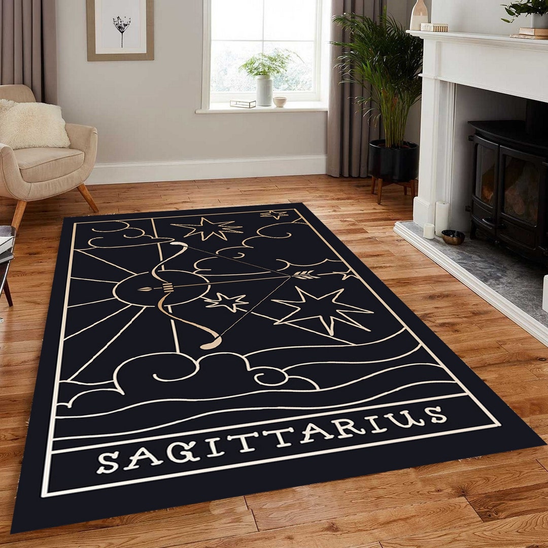 Zodiac Rug, Modern Room Rug, Area Rug, Themed Rug, Home Decor Rug ...