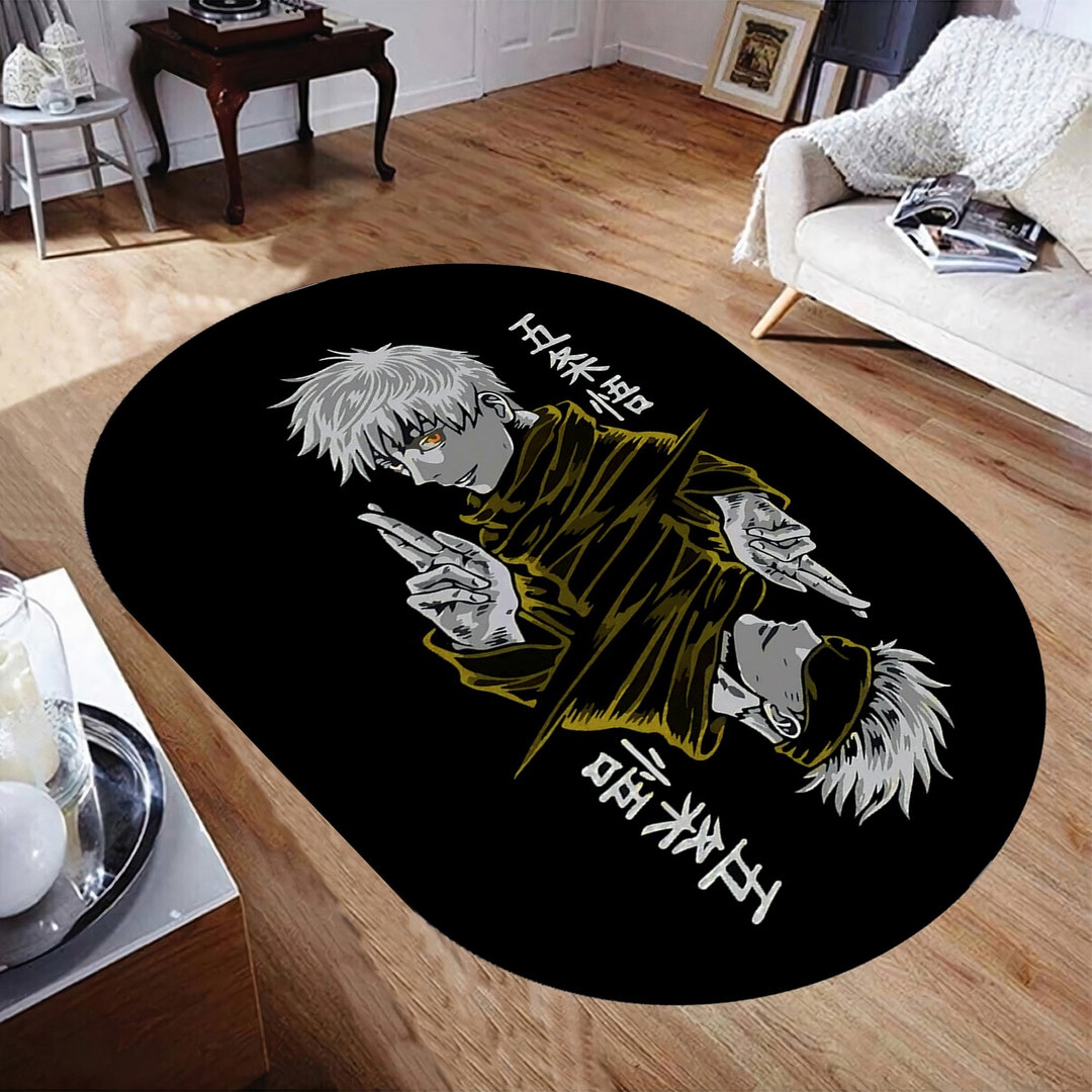 Awesome Trends Rugs,japan Anime Pattern Rug,art Rug,oval Home Decors ...