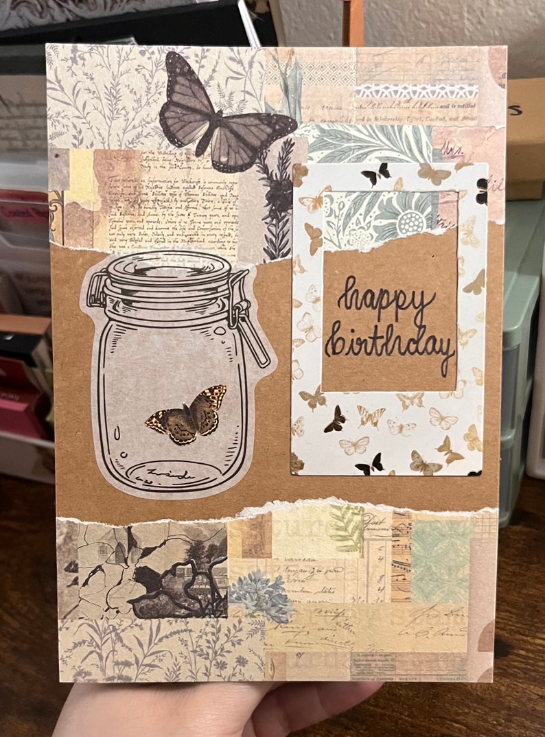 Handmade Happy Birthday Card - Etsy