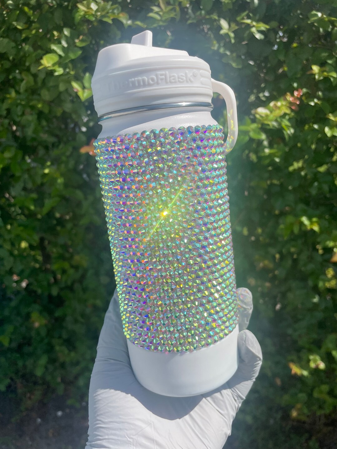 Blinged Out Insulated Water Bottle - Etsy