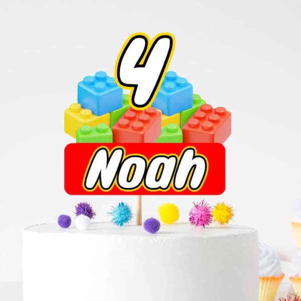 Lego® Cake Topper - Etsy UK