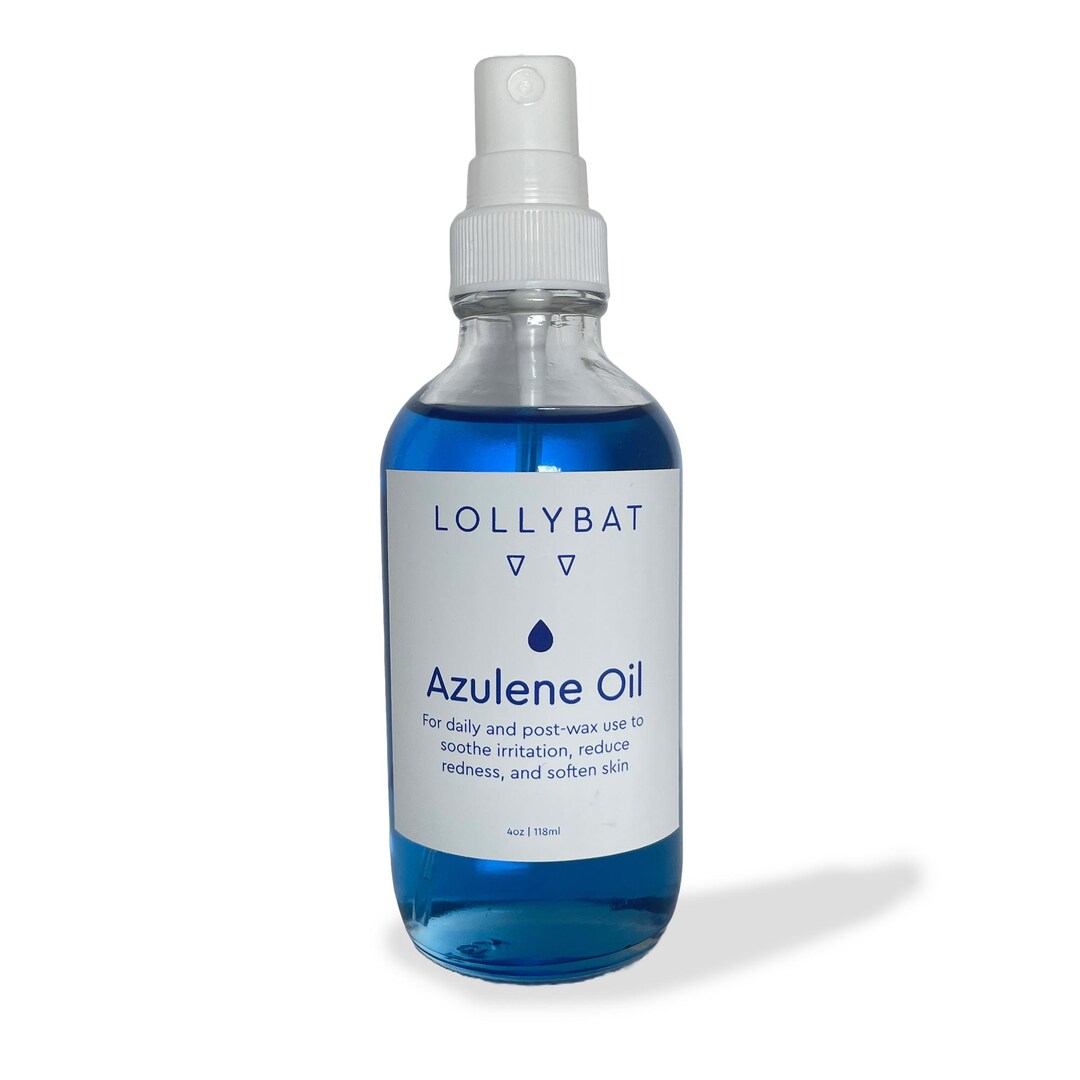 Azulene Body Oil. Daily & Post- Wax Spray to Soothe Irritation, Reduce ...