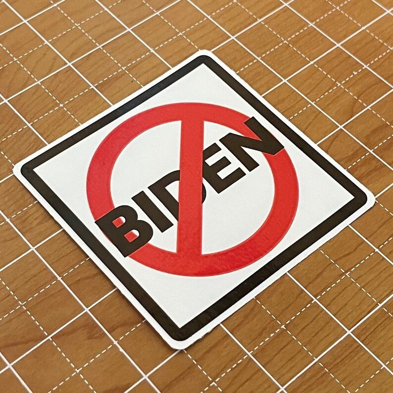 ANTI JOE BIDEN, 3x3 Vinyl Sticker/decal - Etsy